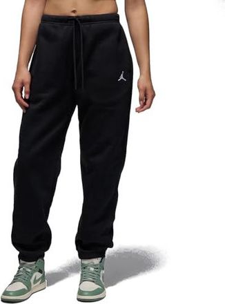 Nike J Brkln FLC 24 Pantalons, Noir/Blanc, L Femme
