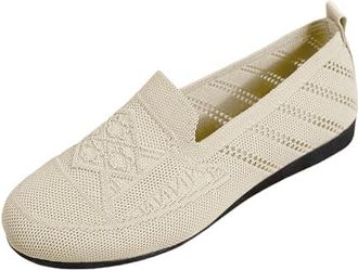Generic Slip On - Chaussons d&eacute;t&eacute; pour femme - Avec pieds plats et larges - Respirants - Confortables - Orthop&eacute;diques - &Eacute;l&eacute;gantes - L&eacute;g&egrave;res - Chaussures de loi