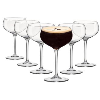 Bormioli Rocco Barkeeper Espresso Martini Brille - 305ml - Klar - Pack Von 6