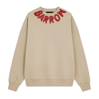 Barrow Felpa con stampa Girocollo Profili a coste - - Sweatshirts & Hoodies - Herren - Beige - M