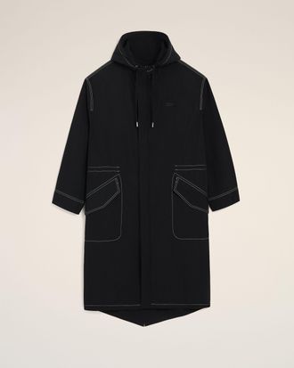 Ami Parka Longue Noire en Nylon Noir - XXS - Unisex