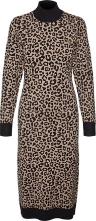 Vero Moda VMARIA Art LS HIGH-Neck Calf Dress GA
