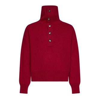 Ami Homme, Pulls, Rouge, Taille: S Pull &agrave; col roul&eacute;