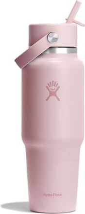 Hydro Flask Travel Bottle 946 ml (32 OZ) - Bouteille en acier inoxydable isolée avec isolation sous vide TempShield et bouchon Flex paille étanche - Trillium