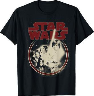Star Wars Classic Eine neue Hoffnung -Heroes-Abzeichen T-Shirt