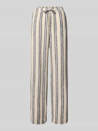 Mustang Jeans Wide Leg Pants aus Viskose-Mix mit Kordelzug Modell LACEY