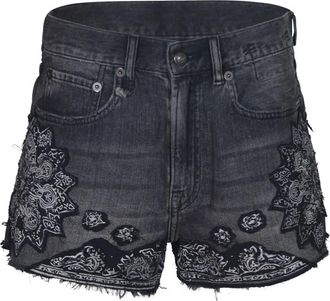 R13 Femme, Shorts, Gris, Taille: W26 Short Shorts