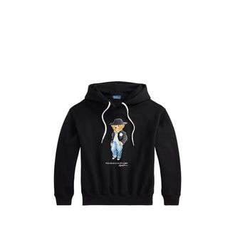 Polo Ralph Lauren Sweat &agrave; capuche Polo Bear en coton m&eacute;lang&eacute;