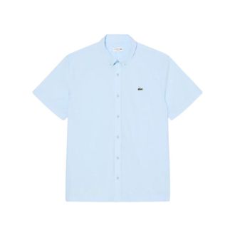 Lacoste Kurz&auml;rmeliges Hemd - - Shirts - Herren - Blau - M