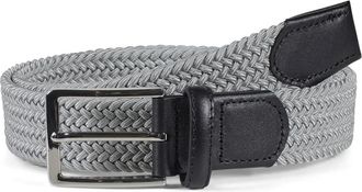 Howard London Geflochtener G&uuml;rtel Marvin - - Accessories - Herren - Grau - 85 CM