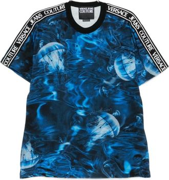 Versace Jeans Couture Homme, Tops, Bleu, Taille: M T-Chemises