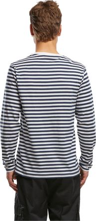 Brandit Jerseyshirt Stripe Longsleeve Navy-White Gr. L