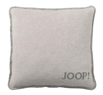 Joop Kissenh&uuml;lle Uni Doubleface Graphit-Rauch Baumwolle/Polyacryl, Ma&szlig;e: 50cm x 50cm, 651280
