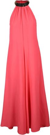 Simona Corsellini Femme, Robes, Rose, Taille: 38 FR Wrap Long Dress