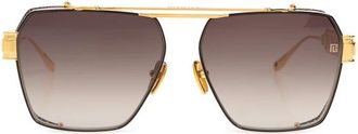 Balmain Premier Sonnenbrille - - Accessories - unisex - Gelb - ONE SIZE