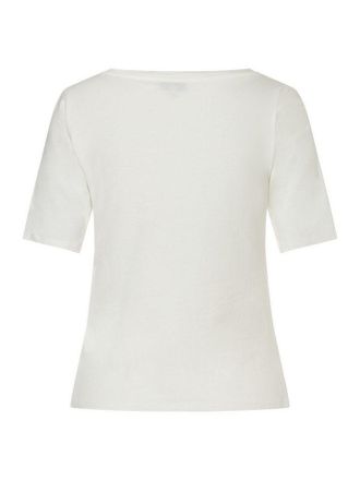 More & More Kurzarmshirt softes Kurzarmshirt, Wording