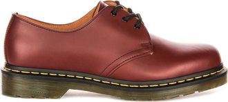 Dr. Martens Kirschglatt Unisex Oxford Schuhe - - Shoes - Herren - Rot - 42 EU
