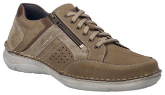 Josef Seibel Schn&uuml;rschuh JOSEF SEIBEL New Anvers 87, Herren, Gr. 43, beige (sand, kombi), Leder, Schuhe Schn&uuml;rschuh, Komfortschuh, Bequemschuh, Freizeitschuh in ex