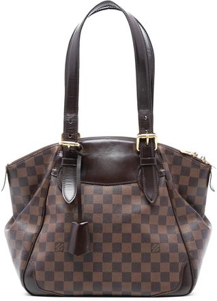 Louis Vuitton Hobo Bags - Damier Ebene Verona MM - Gr. unisize - in Braun - f&uuml;r Damen