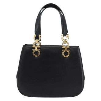 Ferragamo Pre-owned Gancini Handtasche - - Pre-owned - Damen - Schwarzk - ONE SIZE