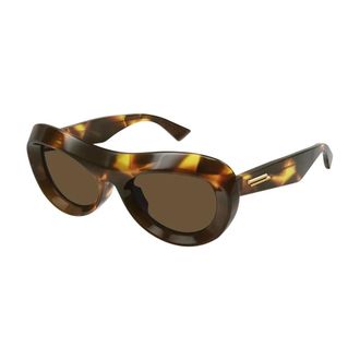 Bottega Veneta New Classic Oval Sonnenbrille - - Accessories - Damen - Braun - 54 MM