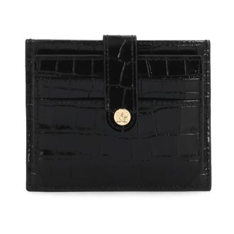 Kazar Praktische Ledergeldb&ouml;rse mit gepr&auml;gtem Muster - - Accessories - Damen - Schwarzk - ONE SIZE