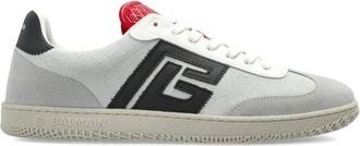 Balmain Homme, Chaussures, Gris, Taille: 45 EU Swan Baskets
