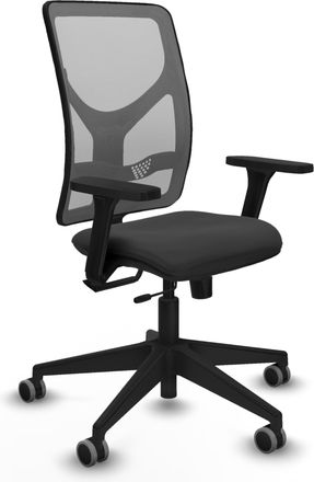 Piqueras y Crespo Stuhl mit R&uuml;ckenlehne, Netzstoff, mit 3D-Armlehnen, h&ouml;henverstellbare Lendenwirbelst&uuml;tze, ausgestattet mit Syncro/Traslack und Schneideschaum, mit Rol