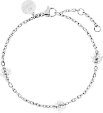 Purelei Armband - Armband Linen Blossom - Gr. ONE SIZE - in Silber - f&uuml;r Damen
