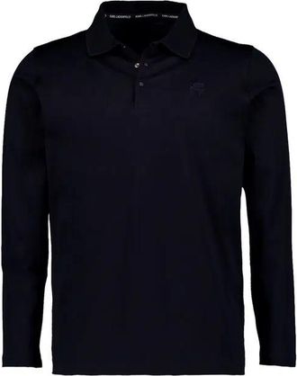 Karl Lagerfeld Herren Polo-Shirts blau Jersey