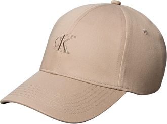 Calvin Klein Damen Monogram Embroidery Baseball Cap Lv04K5024G Verschluss, Brown (Desert Taupe w/Contrast Logo), Einheitsgr&ouml;&szlig;e