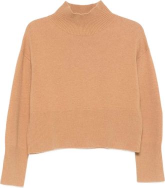 Suncoo pull en maille fine - Marron