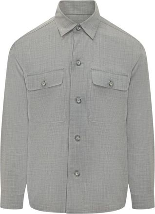 HUGO BOSS Homme, Vestes, Gris, Taille: S Chemise d&eacute;contract&eacute;e