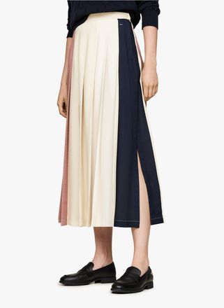 Tommy Hilfiger Jupe midi pliss&eacute;e