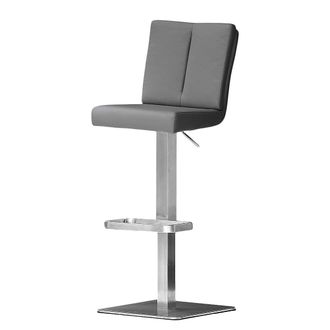Roomscape home24 Barstuhl Jeremiah 40 x 87 x 57cm Grau Eckig