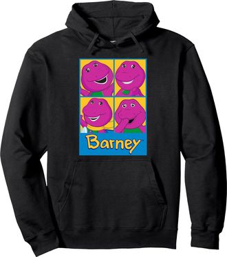 Barneys New York Barney Grid Pullover Hoodie