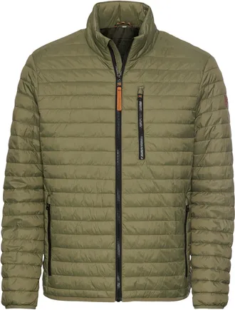 Camel Active Herren Steppblouson mit Stehkragen Dunkelgrün, menswear-58