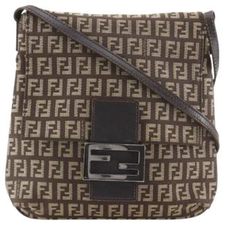 Fendi Sac bandouli&egrave;re Zucchino Vintage Pre-owned - Femme - Pre-owned - Brun - Taille: ONE Size