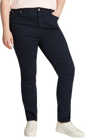 Tommy Hilfiger Damen Jeans Hose Harlem Skinny Fit, Blau (Dark Night Navy), 50