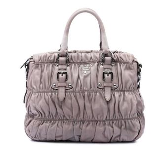 Prada Sac port&eacute; &eacute;paule Pre-owned - Femme - Pre-owned - Gris - Taille: ONE Size