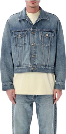 Fear of God Homme, Vestes, Bleu, Taille: M Classic Trucker Jacket