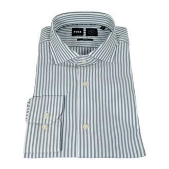 HUGO BOSS P-HANK-spread-C1-222 Hemd - - Shirts - Herren - Blau - 2XL