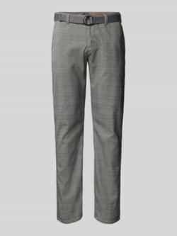 Mc Neal Straight Fit Stoffhose mit G&uuml;rtel
