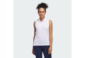 adidas Performance Poloshirt WOMENS ULTIMATE365 SOLID SLEEVELESS POLOSHIRT (1-tlg)
