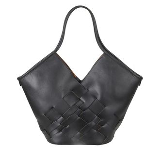 Hereu Femme, Sacs, Noir, Taille: ONE Size Coloma Interwoven Tote