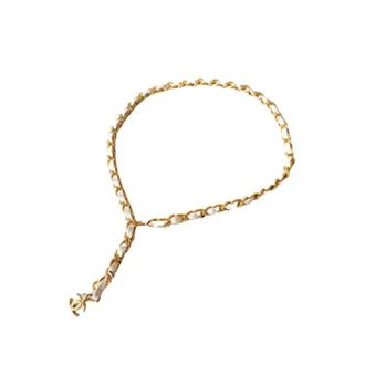 Chanel Ceinture cha&icirc;ne doccasion - Femme - Pre-owned - Blanc - Taille: ONE Size