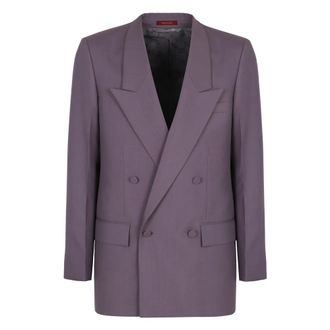 Gucci Zweireihige Jacke - - Jackets - Herren - Lila - 2XL