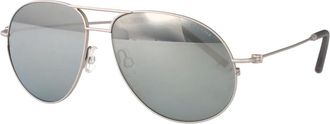 Moncler unisex, Accessoires, Gris, Taille: 58 MM Lunettes de soleil pilote Flyze