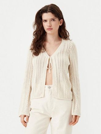 Pieces Strickjacke Nuka 17155170 Beige Regular Fit