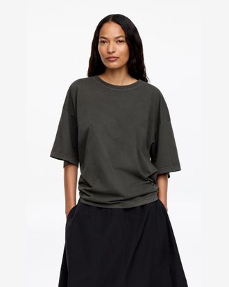 Arket Oversize-T-Shirt -Schwarz